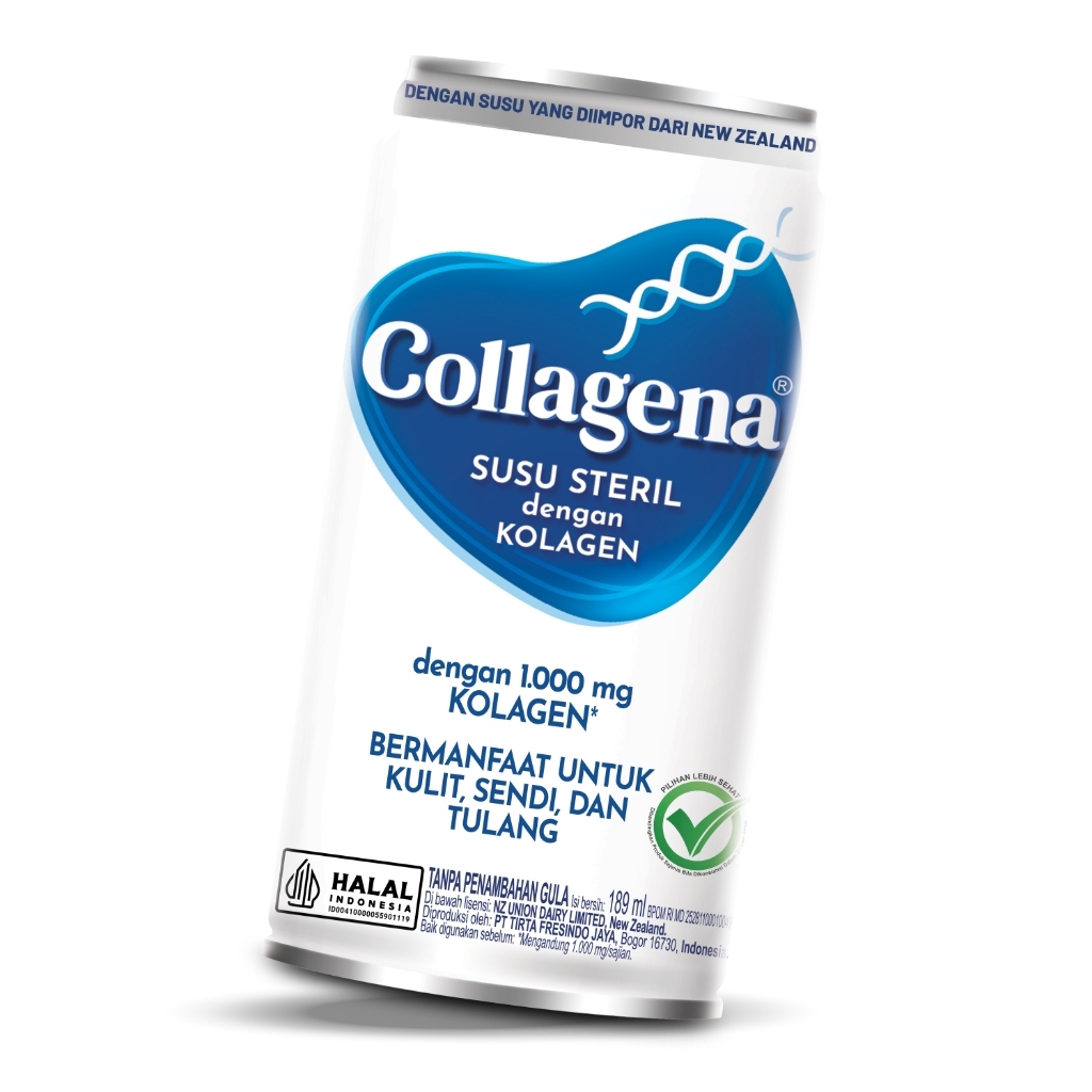 Jual COLLAGENA Susu Steril Kolagen Kemasan Kaleng 189 ml | Shopee Indonesia