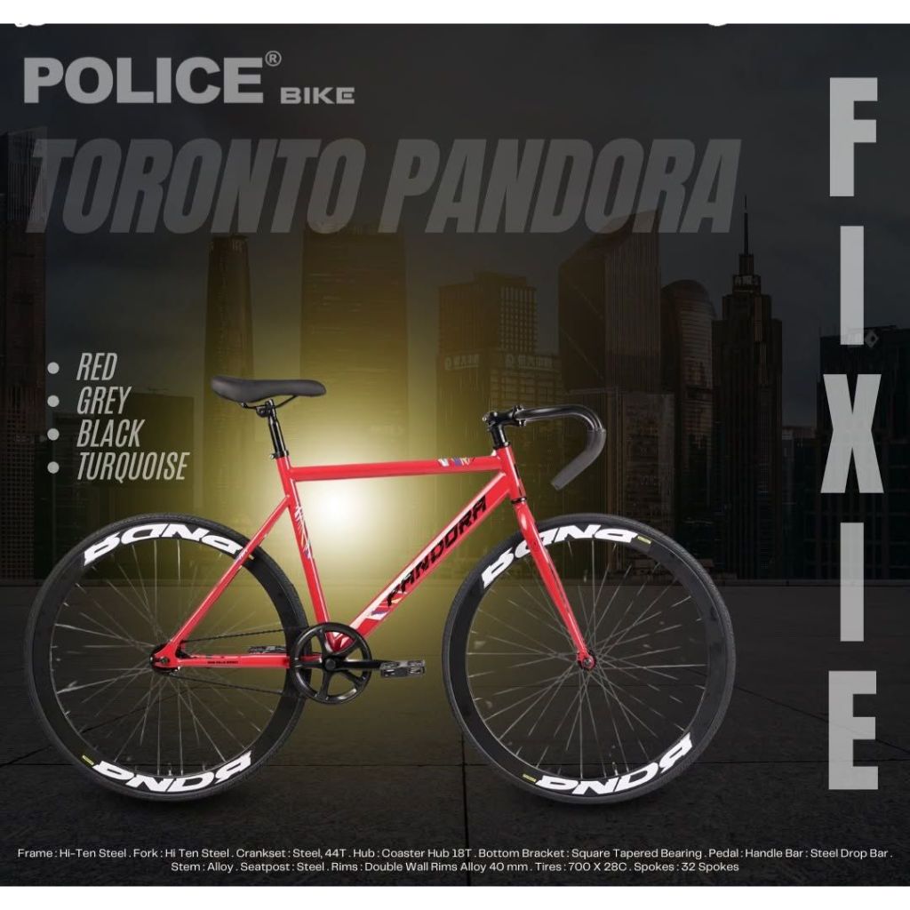 Jual Element Fixie Police Toronto Pandora 700C | Shopee Indonesia