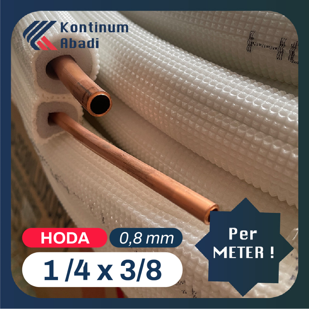 Jual Pipa AC 2330 lux HODA LUXURY( 0,8 mm ) 1/4 x 3/8 untuk AC 0,5 PK ...