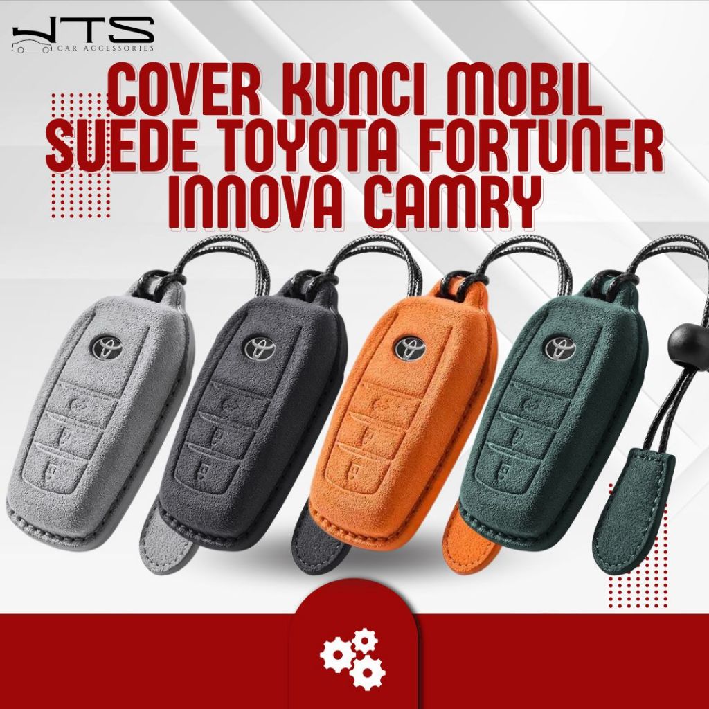 Jual Cover Kunci Suede Toyota Case Kunci Mobil Toyota Fortuner Innova ...