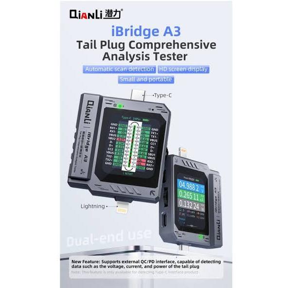 Jual QIANLI IBRIDGE A3 TAIL PLUG COMPREHENSIVE ANALYSIS TESTER | Shopee ...