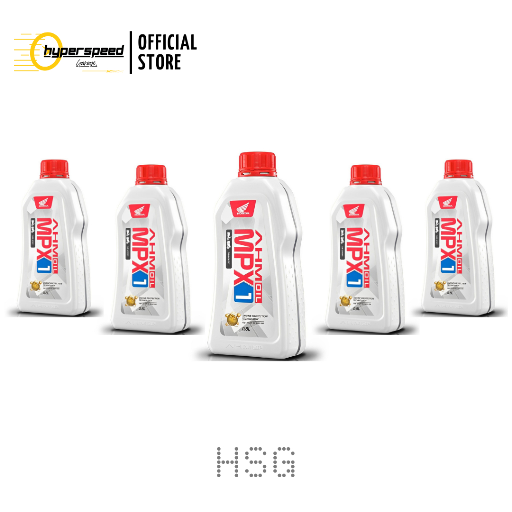 Jual Oli mpx 1 800ml original AHM 10W-30 Ide Barcode Paket 5 Botol Kemasan Baru | Shopee Indonesia