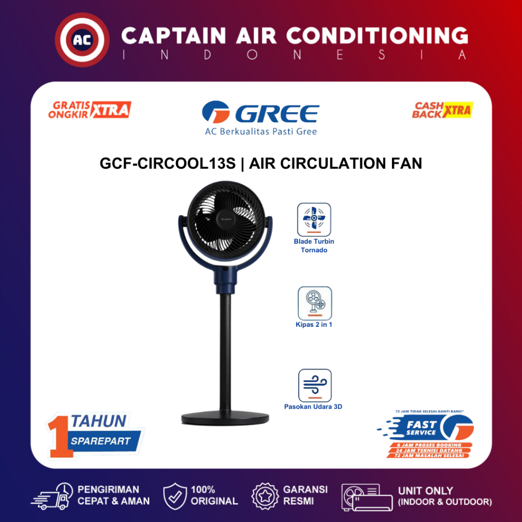 Jual GREE Air Circulation Fan GCF-CIRCOOL13S | Shopee Indonesia