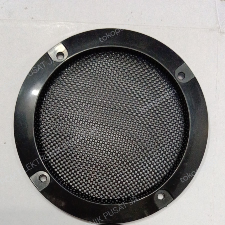 Jual tutup penutup spiker speaker grill 3inch 3 inch besi hitam 9cm ...