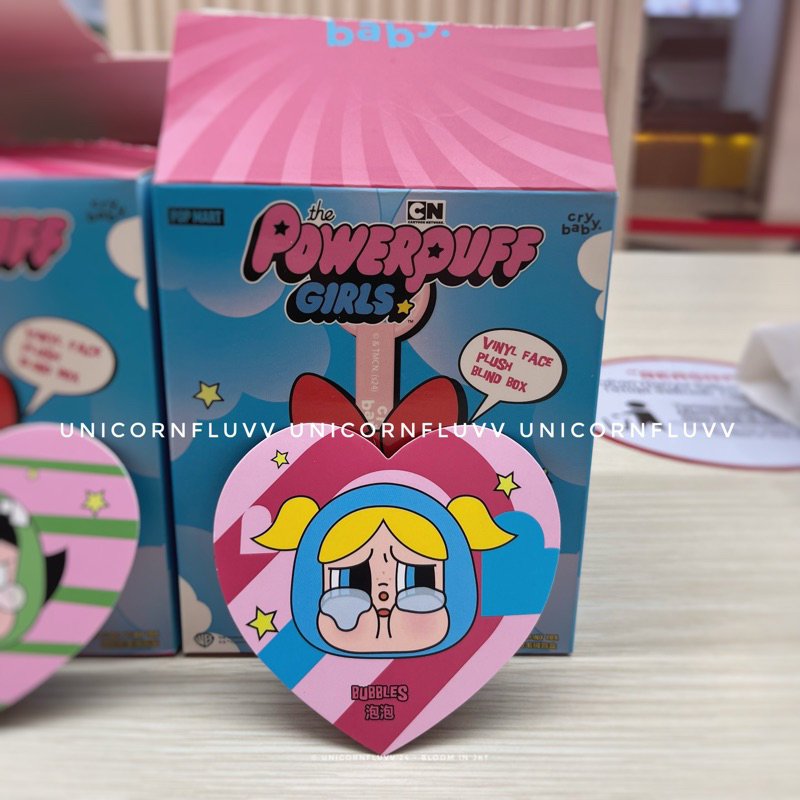 Jual POP MART Crybaby Powerpuff Girls Vinyl Face Plush Blind Box ...