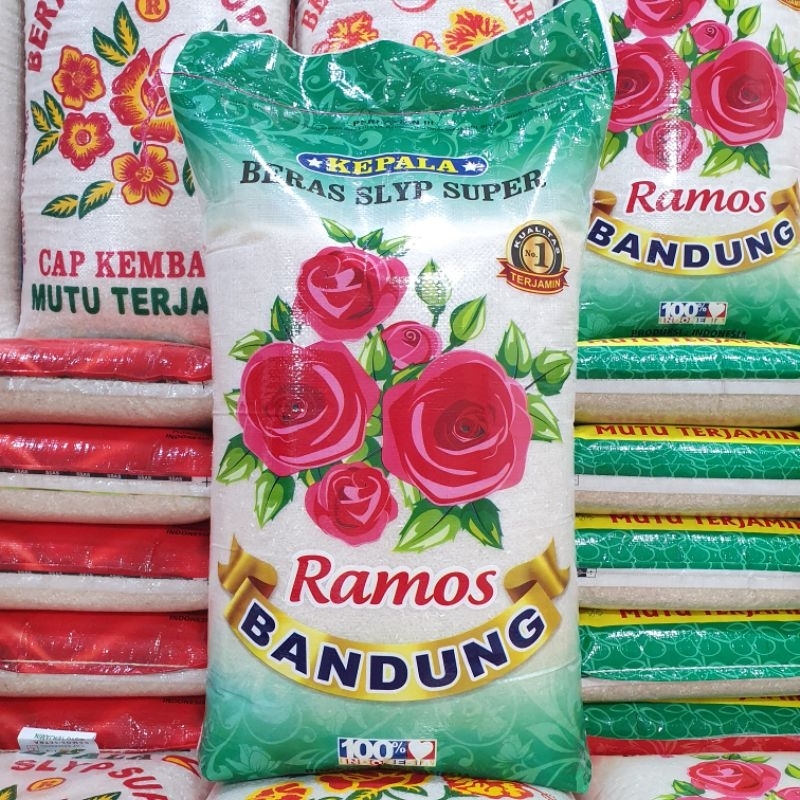 Jual BERAS RAMOS BANDUNG PREMIUM 5 Kg - 25 Kg | Shopee Indonesia