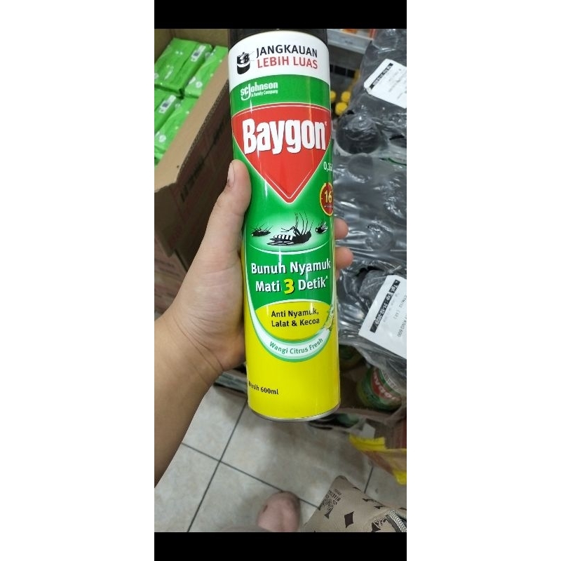 Jual Baygon 600ml aroma Citrus fresh | Shopee Indonesia