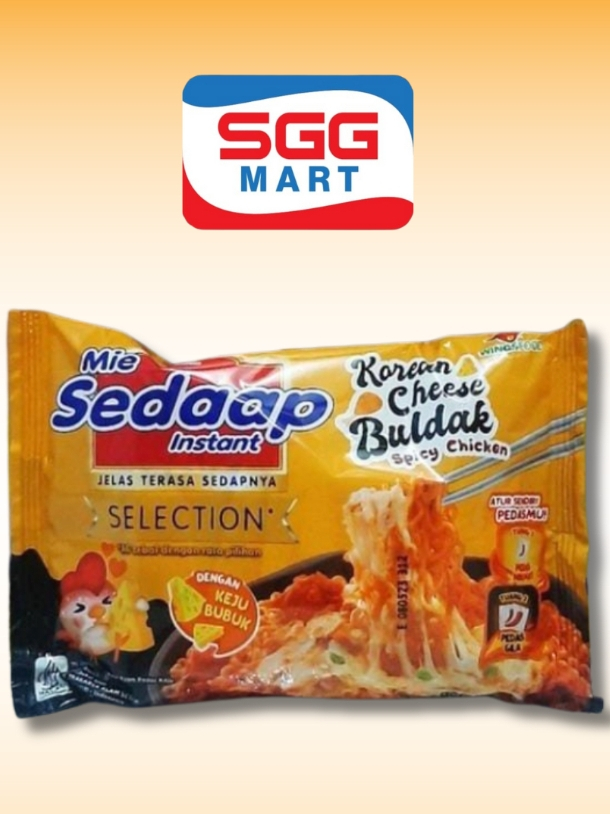 Jual Mie Sedaap Sedap Selection Korean Cheese Buldak Spicy Chicken 86gr ...