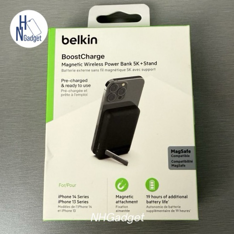 Jual Belkin Power Bank BoostCharge MagSafe 5000mAh Black BNIB | Shopee Indonesia
