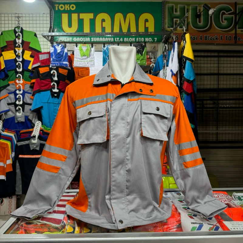 Jual Jaket safety terbaru kemeja safety model jaket terbaru bisa tambah ...