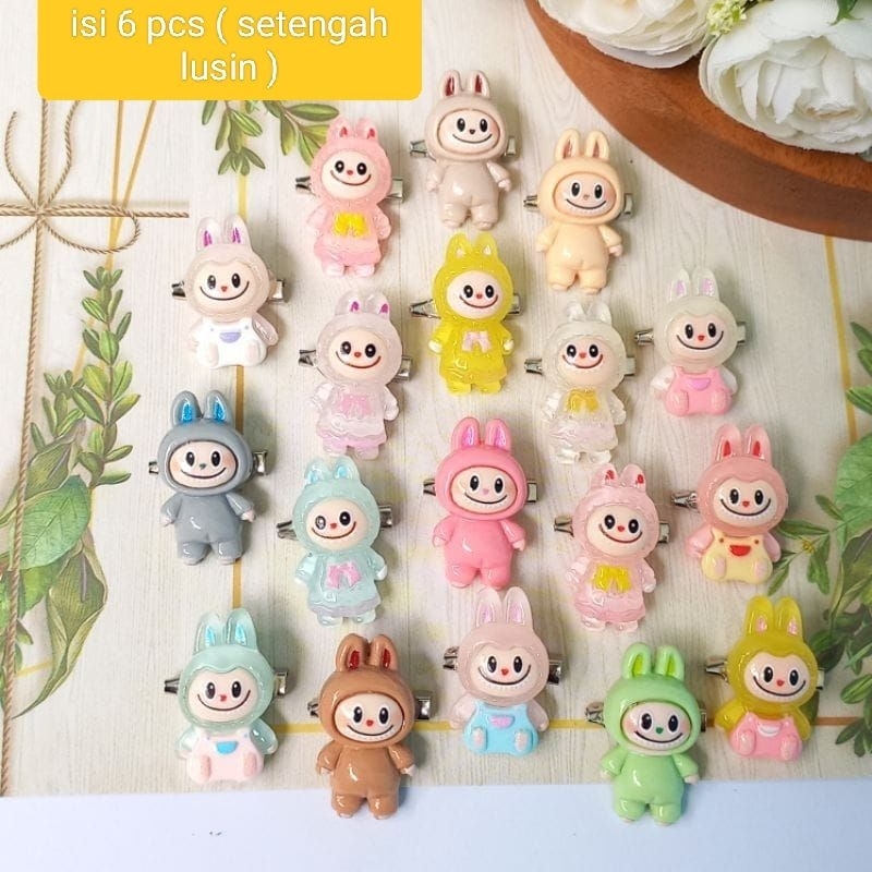 Jual ( COD ) BROS LABUBU VIRAL / BROS ANAK LABUBU ISI 6 PCS ( SETENGAH ...