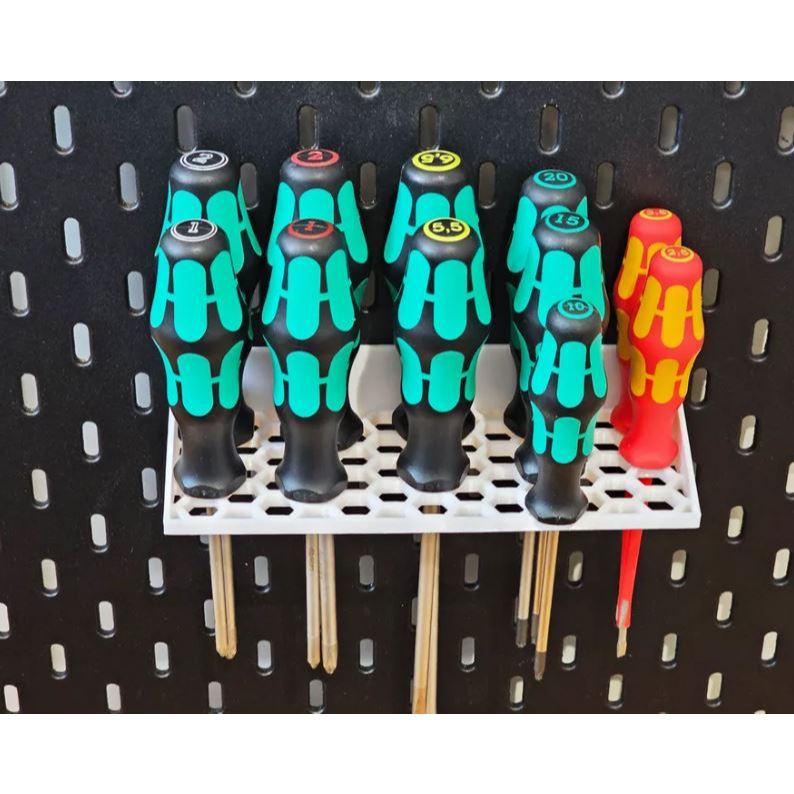 Jual ORGANIZER IKEA SKADIS PEGBOARD HOLDER OBENG HEXAGON TEMPAT OBENG ...