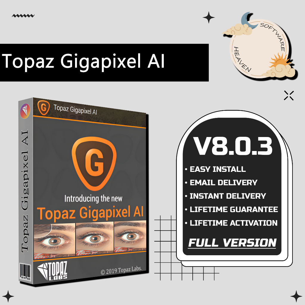 Jual (Win/Mac) Topaz Gigapixel AI 8.0.3 Full Version (Versi Terbaru ...