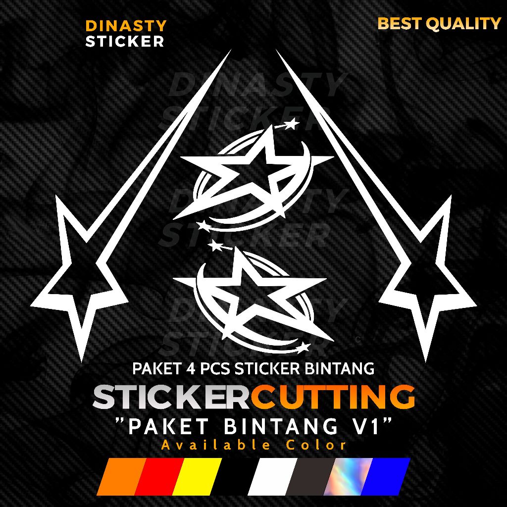 Jual STICKER STIKER CUTTING PAKET LINGKARAN BINTANG ESTETIC V1 | Shopee ...