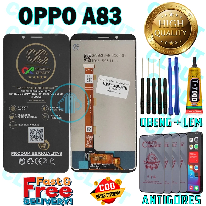 Jual LCD TOUCHSCREEN OPPO A83 LAYARSENTUH ORIGINAL ORI ALL MEREK ...
