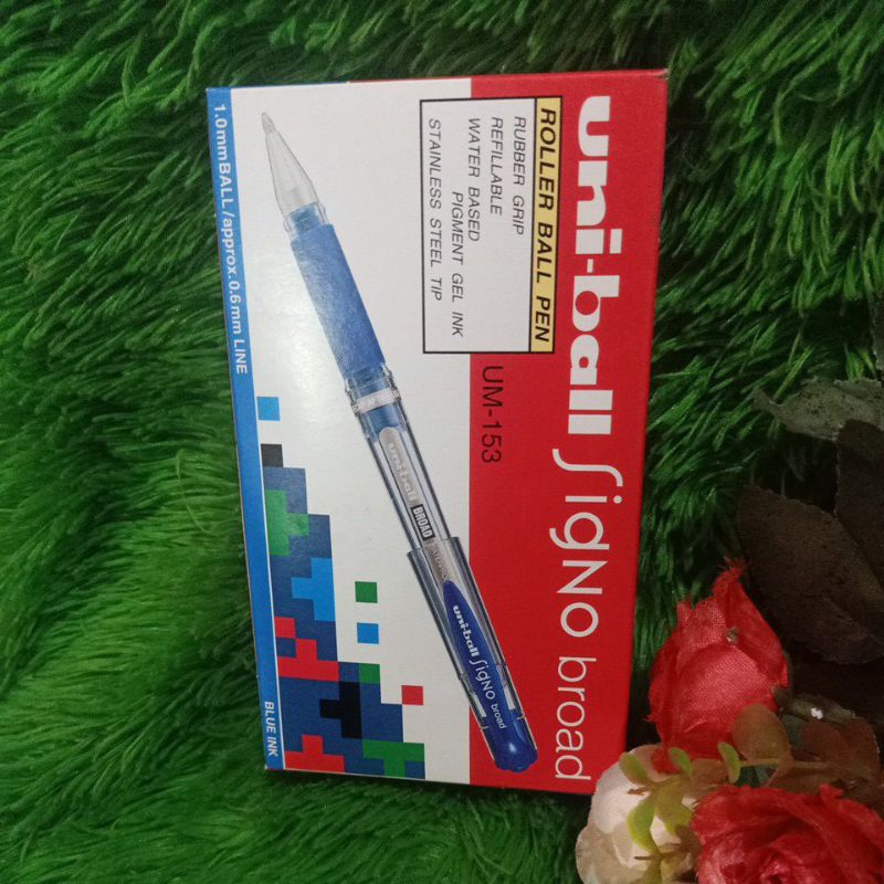 Jual Ballpoint unibal signo board biru lusinan murah | Shopee Indonesia