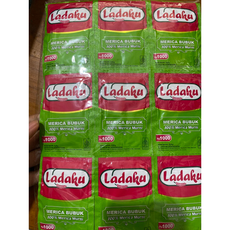Jual Ladaku merica bubuk renceng isi 12 sachet | Shopee Indonesia