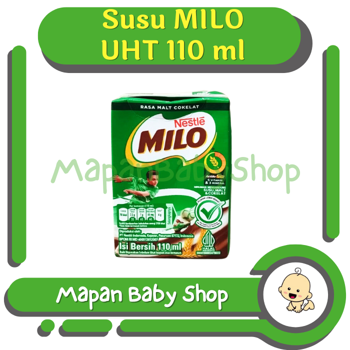 Jual Susu Milo UHT 110 ml Kotak Kecil Rasa Coklat Activ GO dari MapanBabyShop | Shopee Indonesia
