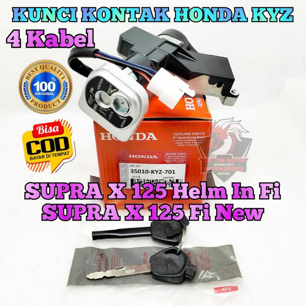 Jual Kunci Kontak Set + Kunci Jok KYZ K4 Keyset Asli Original Honda ...