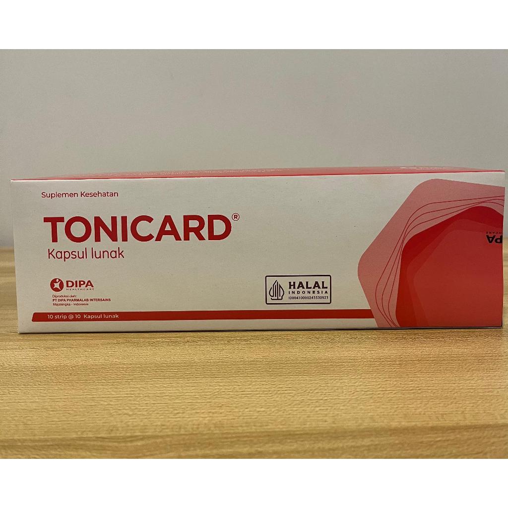 Jual Tonicard Kapsul 10 strip @ 10 tablet 1 box | Shopee Indonesia