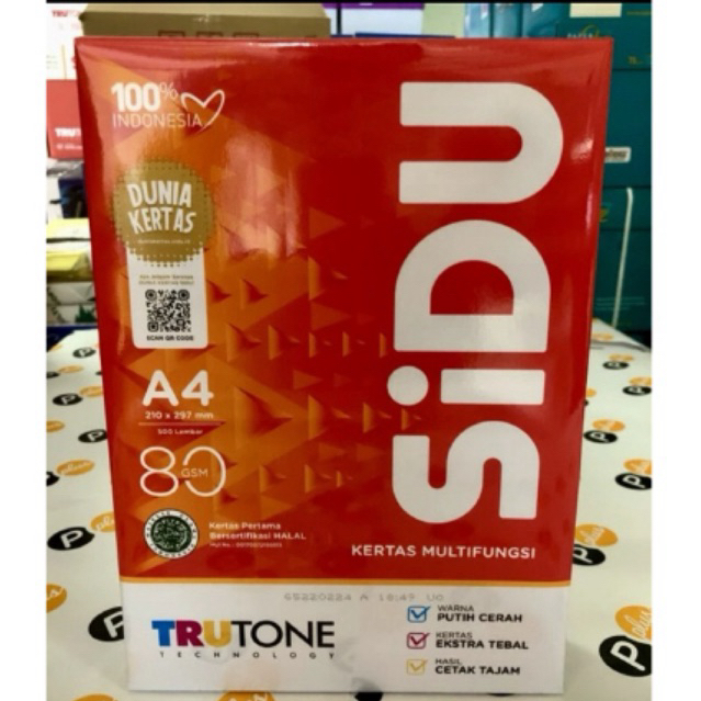 Jual Hvs putih A4 80gr Sinar Dunia ( SIDU ) | Shopee Indonesia