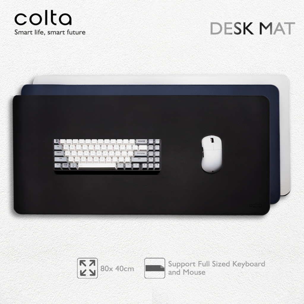 Jual Colta Desk Mat Leather PU + Rubber Mouse Pad Kerja Mouse Pad ...