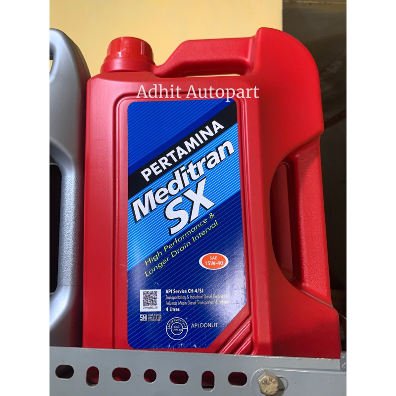 Jual Oli Pertamina Meditran SX SAE 15W-40 API Service CH-4/SJ 4L Original | Shopee Indonesia