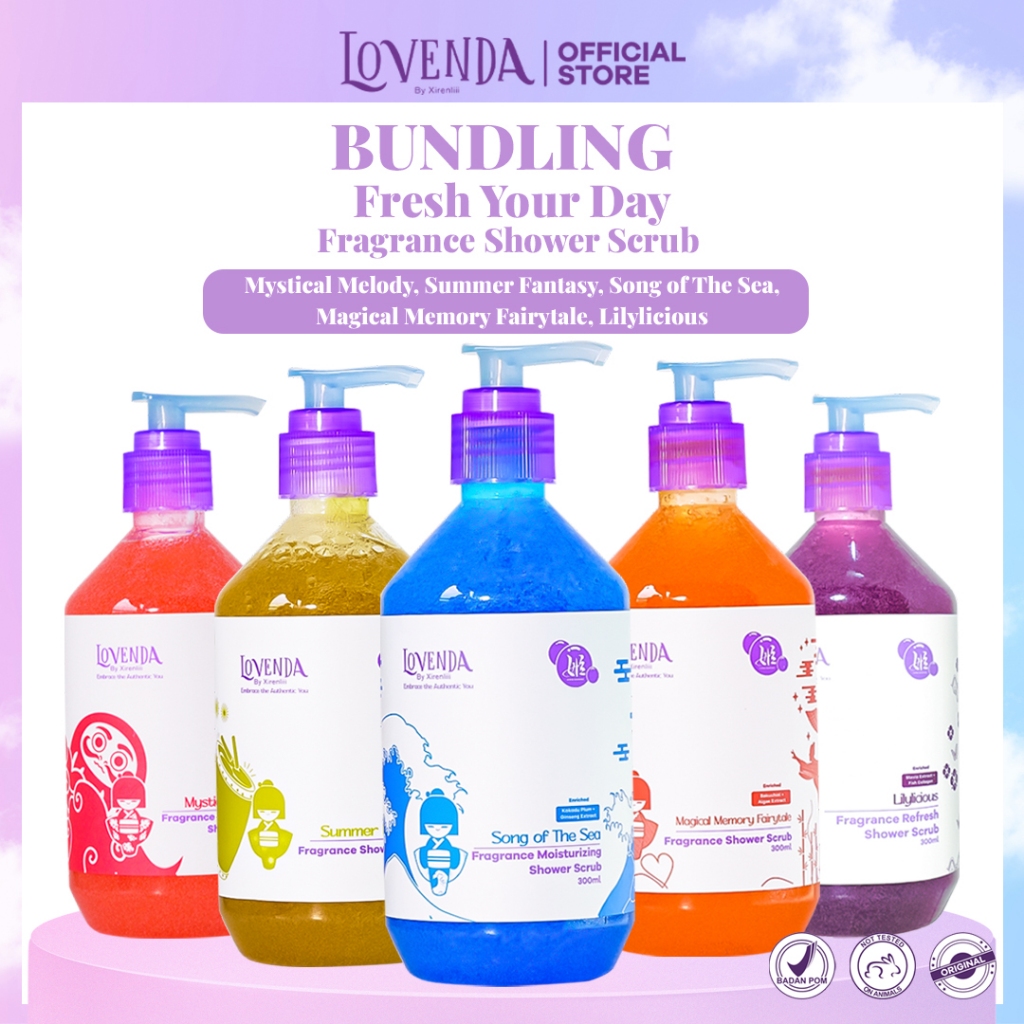 Jual Lovenda Shower Scrub 300ml - Sabun Scrub Badan | Shopee Indonesia