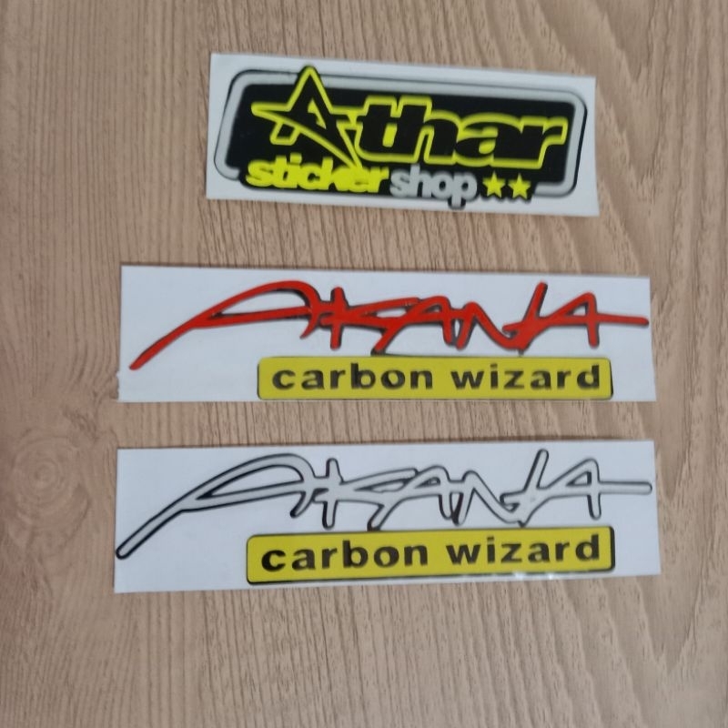 Jual STIKER AKANA CARBON WIZARD CUTTING STIKER CUTTING MOTOR CUTTING ...