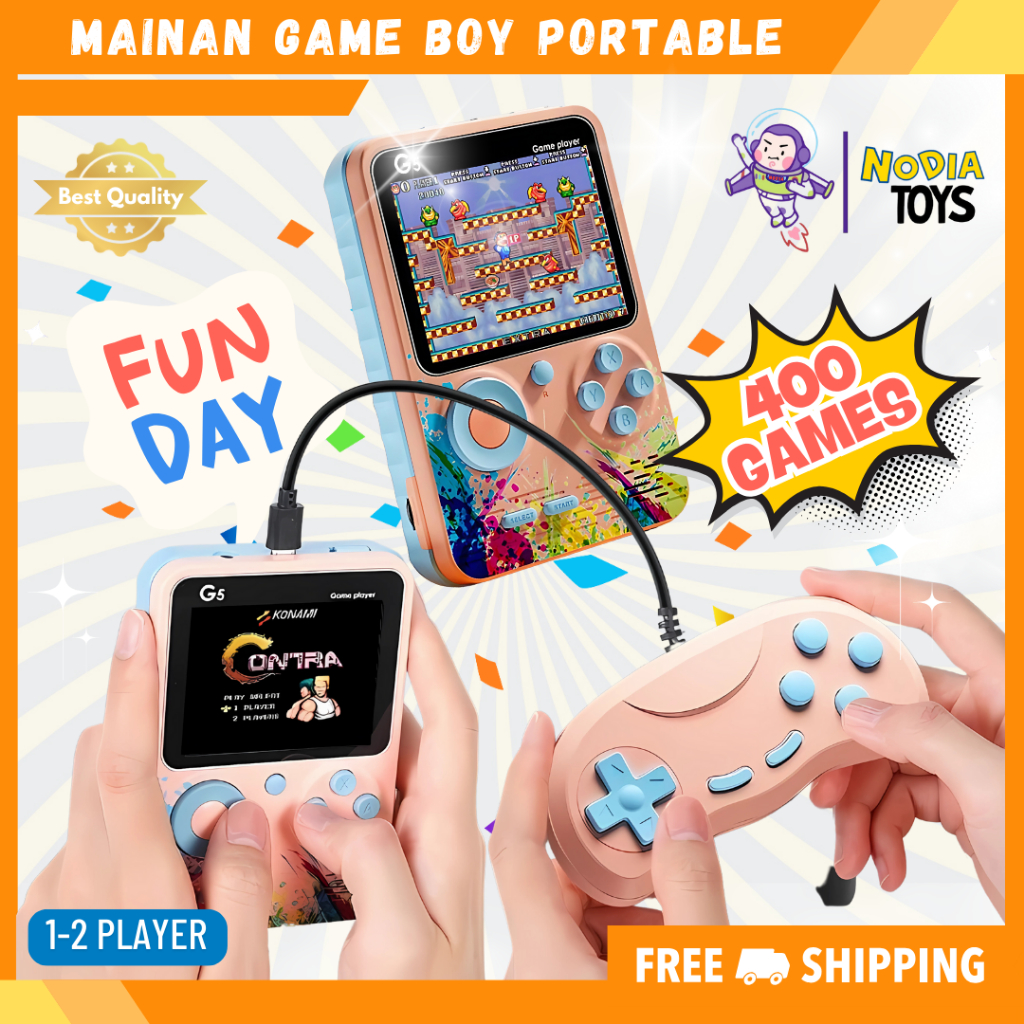 Jual Nodia Toys Mainan Game Boy Console | Mainan Game Portable 500 ...