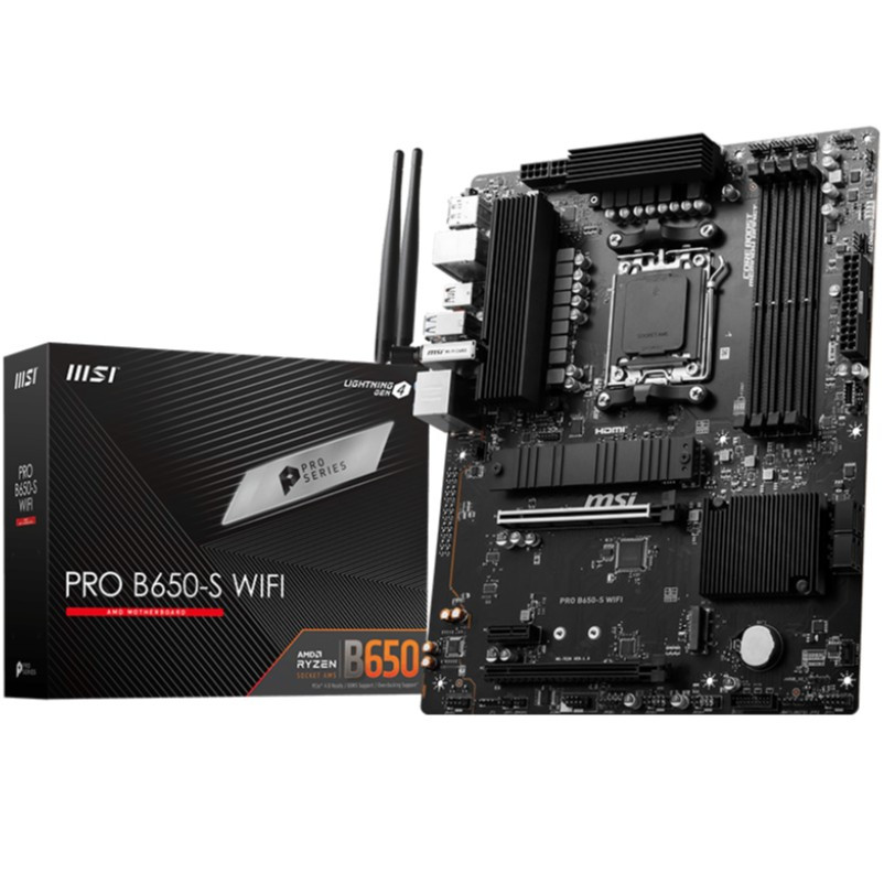 Jual MSI PRO B650-S WIFI DDR5 AMD B650 AM5 MOTHERBOARD | Shopee Indonesia