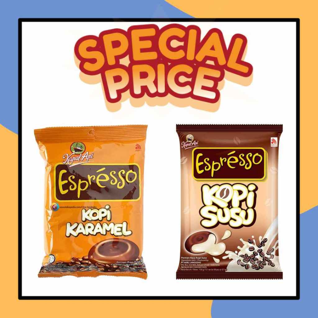 Jual Permen Espresso Kopi Susu 135g Milk Coffee Flavored Caramel Candy ...