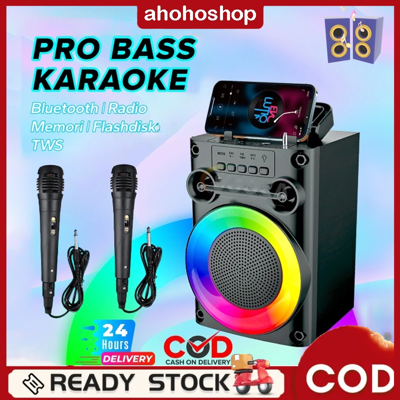 Jual 【PRO MAX BASS】Speaker Bluetooth Karaoke Polytron Super Bass 4 Inci ...
