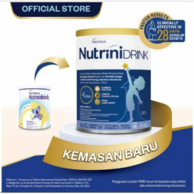 Jual Promo!!! Produk baru Nutrini drink vanila 400gr / Nutrinidrink ...