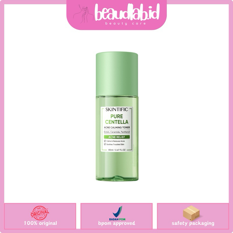 Jual ʙᴇᴀᴜᴅʟᴀʙ - SKINTIFIC Pure Centella Acne Calming Toner 80 ml ...