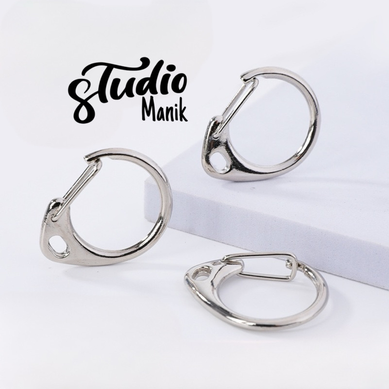 Jual KEW KEW Kait Besi Cantelan Gantungan Pengait Type D Silver (5 PCS ...