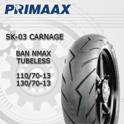 Jual Ban Motor NMAX Primaax SK-03 Carnage Tubeless Ban Matic Ring 13 ...