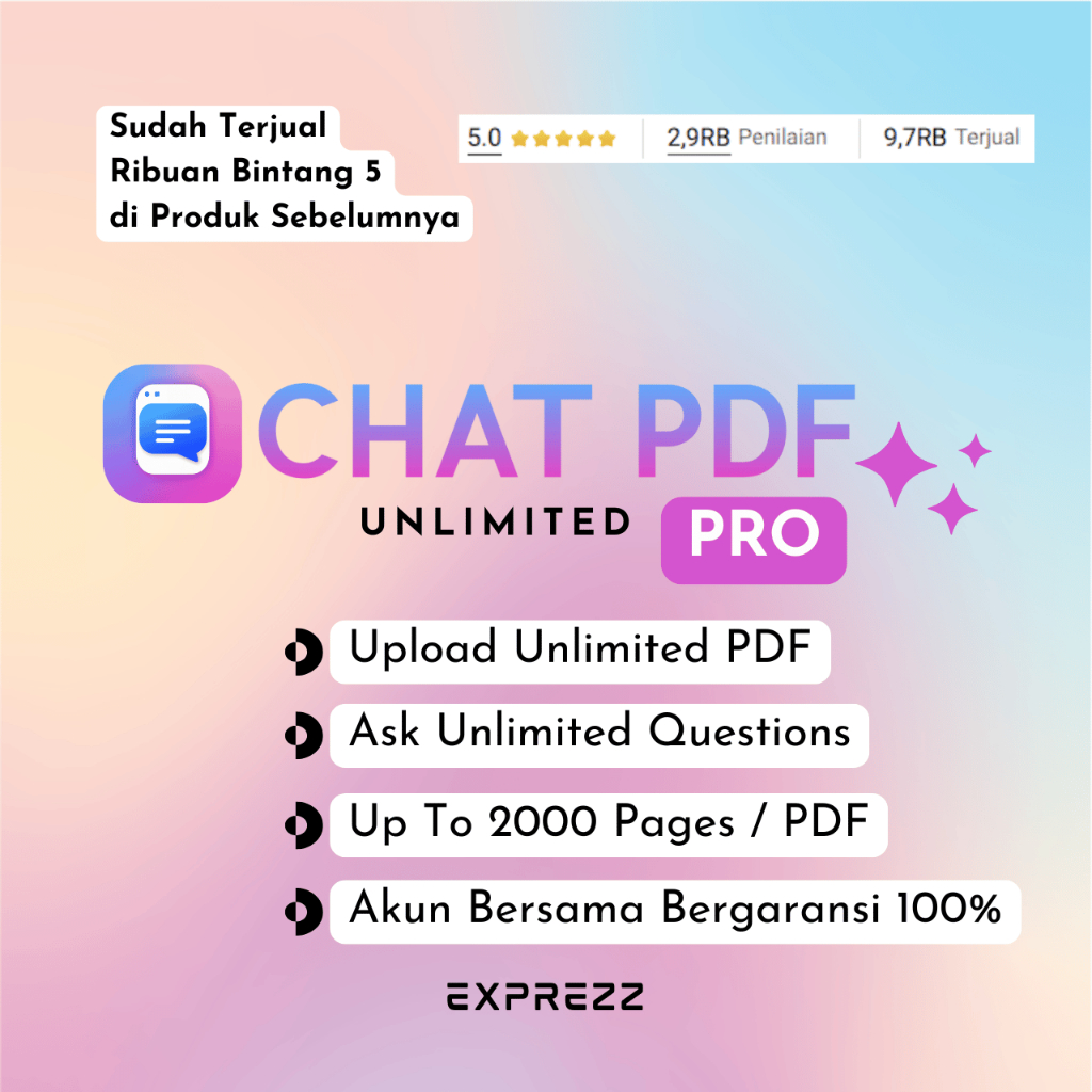 Jual ChatPDF Plus - Software Solusi Pintar untuk Membaca & Menganalisis PDF | Shopee Indonesia