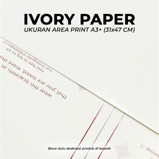 Jual Fancy Ivory Paper 260gr | Shopee Indonesia