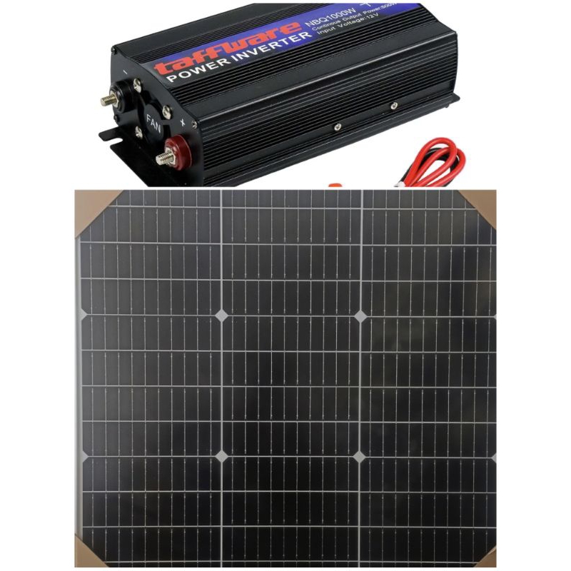 Jual Panel Surya 50 Wp dan Power Inventer PSW TAFFWARE 1000 WATT ...