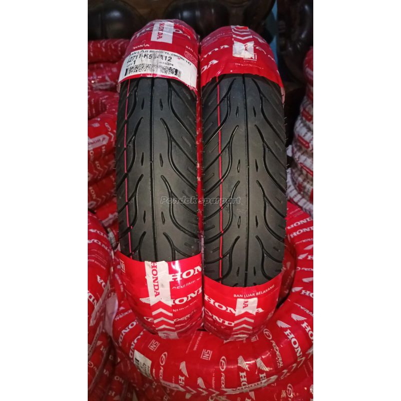 Jual BAN LUAR TUBLES BEAT VARIO SCOPY BELAKANG K59 90/90-14 MERK HONDA ...