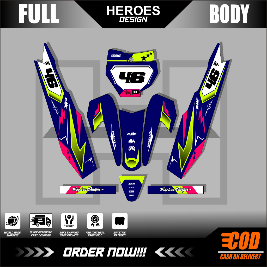 Jual Stiker Decal FullBody RBT VEGA R NEW Bebek Modif Terbaru Kece ...