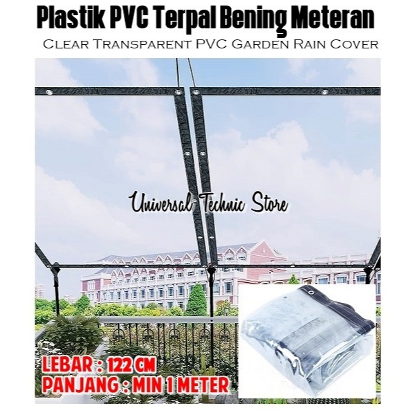 Jual Tirai Krei Canopy Atap Transparan Bening Balkon Penahan Hujan ...