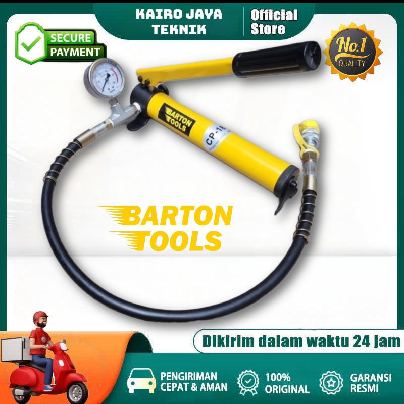 Jual Hydraulic Pump 400ml Pressure Gauge CP-180 Pompa Hidrolik 400cc Manual | Shopee Indonesia