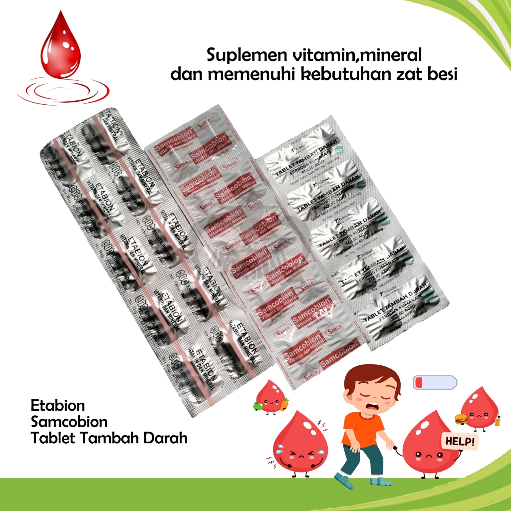 Jual Tablet Tambah Darah Suplemen Kesehatan Ibu Hamil | Shopee Indonesia