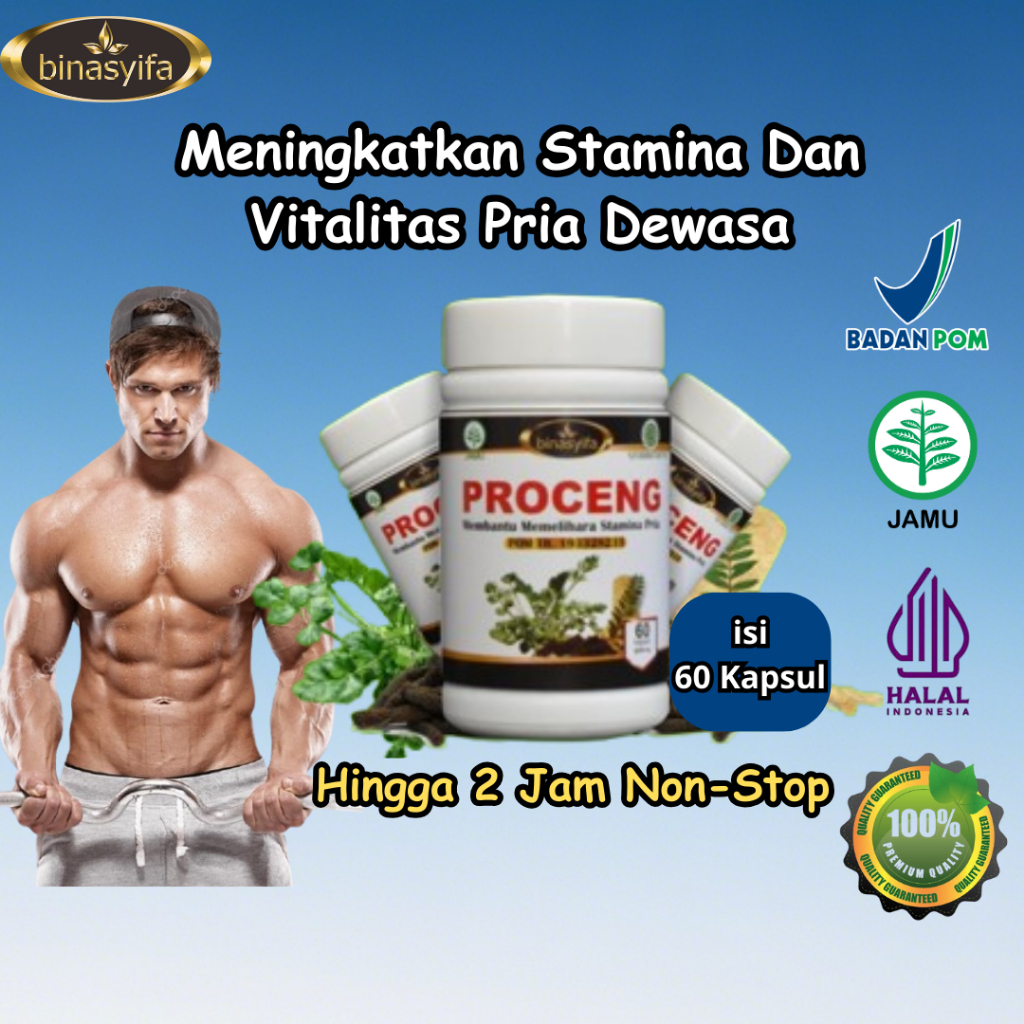 Jual Obat Kuat Pria Dewasa Proceng Herbal Stamina Pria Obat Kuat dan Tahan Lama Binasyifa BPOM ...