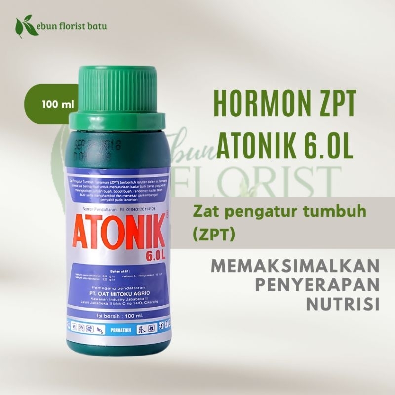 Jual Zat Pengatur Tumbuh (ZPT) ATONIK 6.0L kemasan 100 ml dan 500 ml | Shopee Indonesia