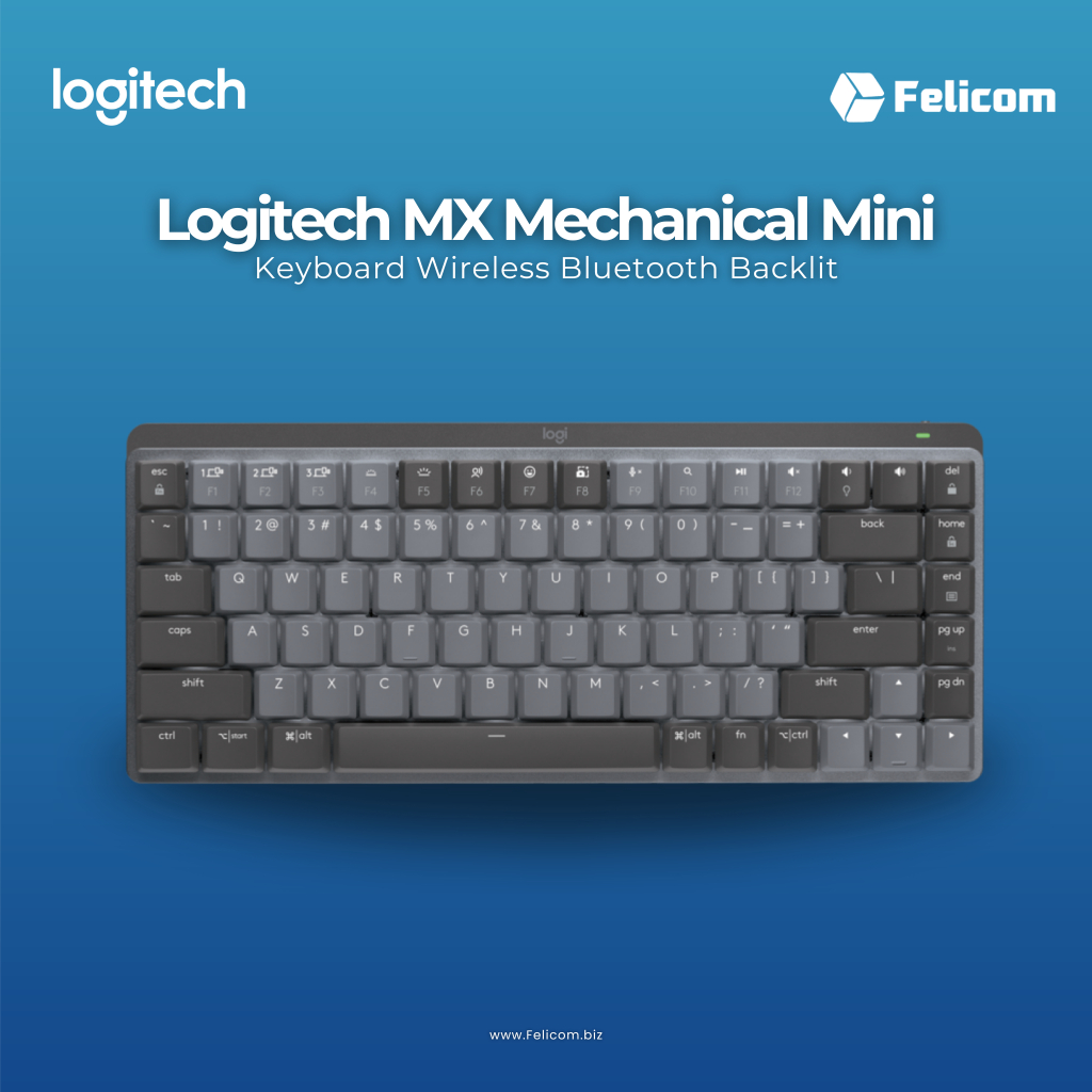 Jual Logitech MX Mechanical Mini Tactile Keyboard Wireless Bluetooth ...