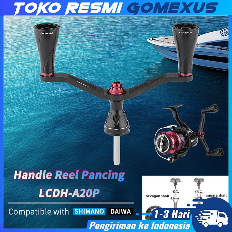 Jual Gomexus 82-98mm Non-Power Handle Carbon Double Handle for Shimano ...