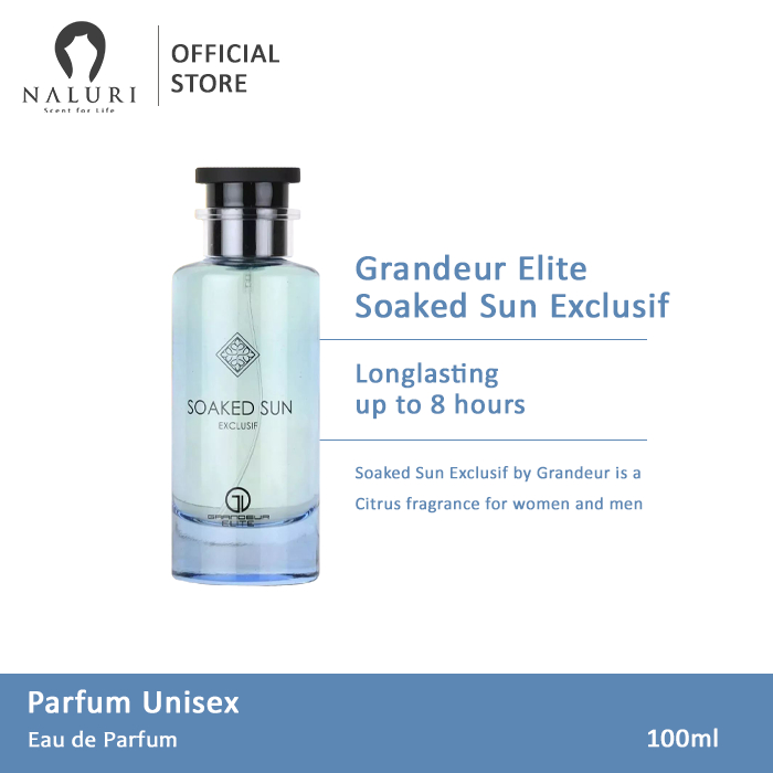 Jual Parfum Original Grandeur Elite Soaked Sun Exclusif EDP For Unisex 100ml | Shopee Indonesia